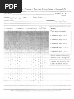 Conners' Teacher Rating Scale-Revised | PDF | Cognition | Behavioural ...