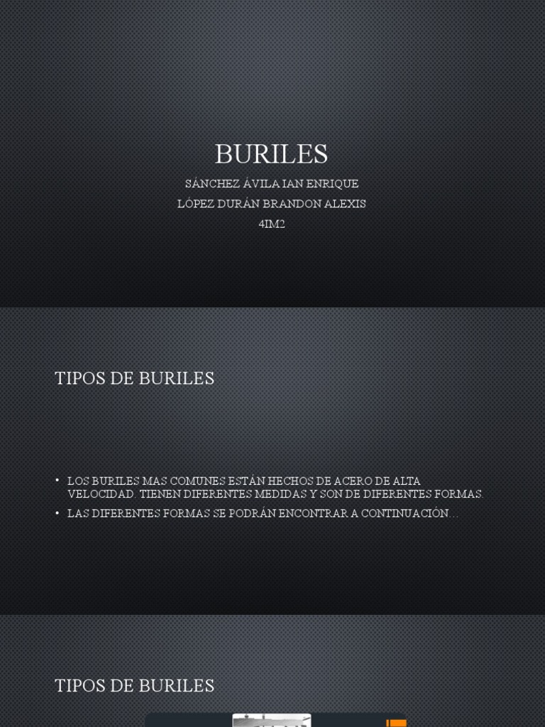 Buriles | PDF | Materiales | Naturaleza