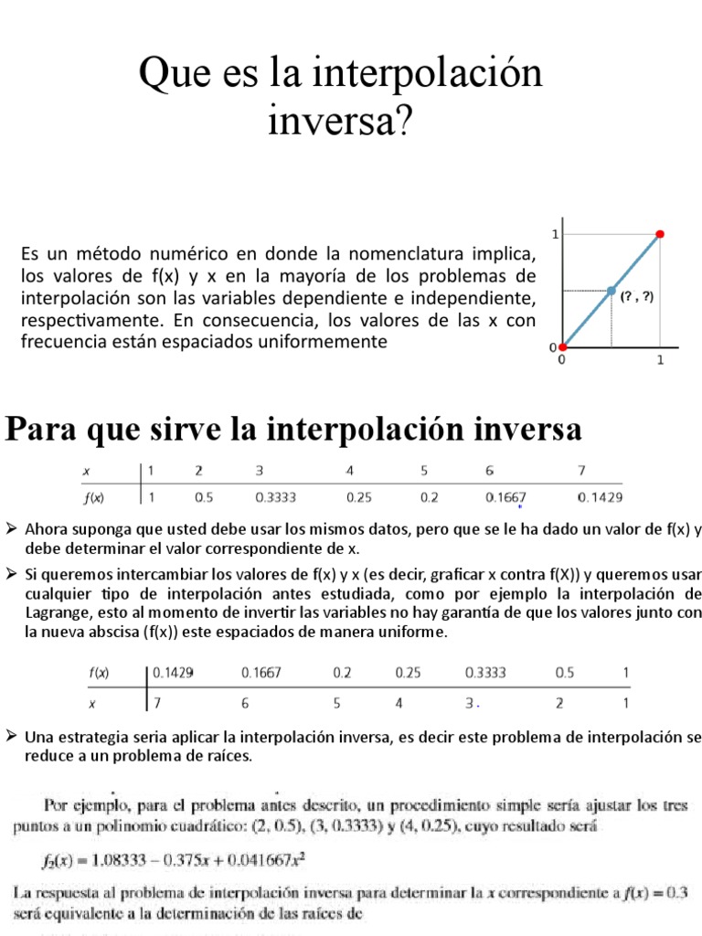 Interpolación | PDF | Ecuaciones | Análisis matemático