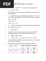 2021 Mathematics Paper 1 Answers | PDF | Teaching Methods & Materials