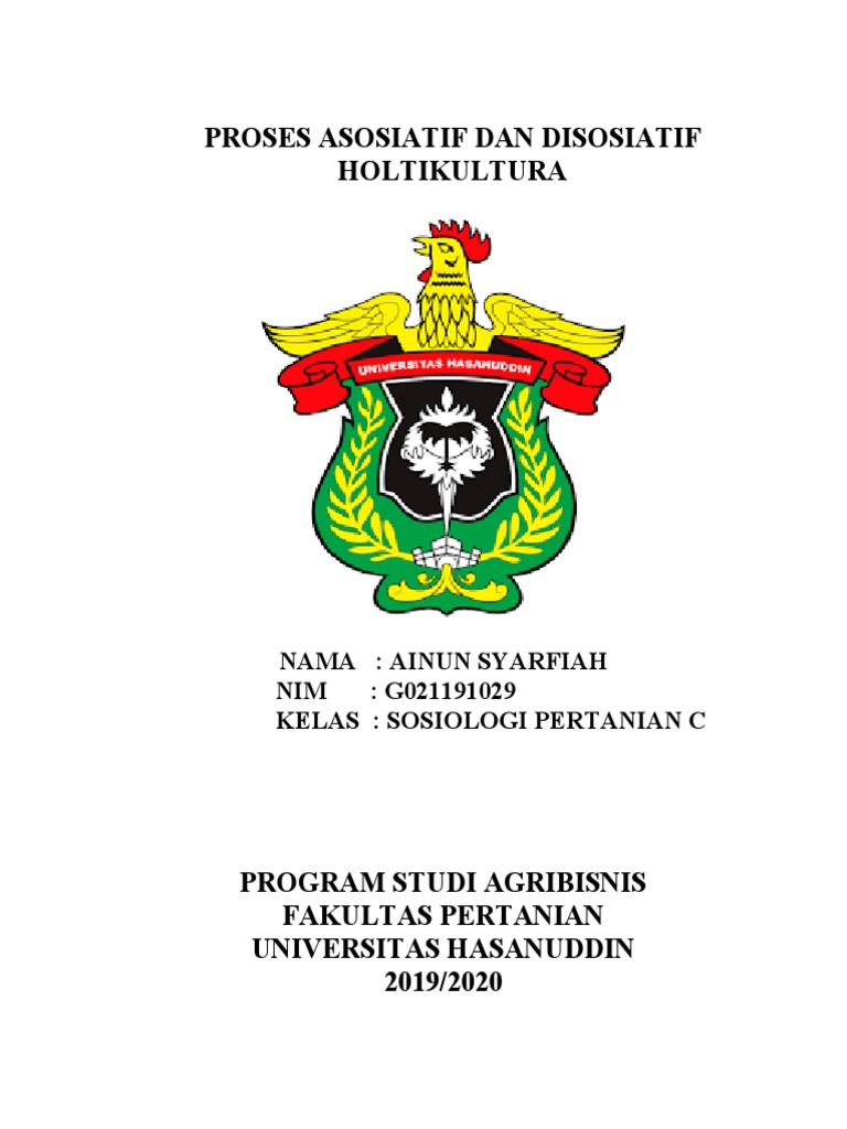 Proses Asosiatif Dan Disosiatif | PDF