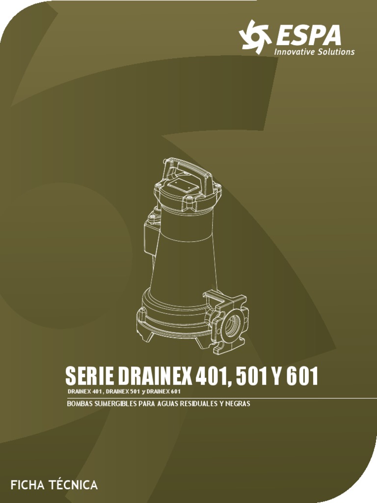 Serie Drainex 401-501-601 | PDF | Acero | Ingeniería de Edificación