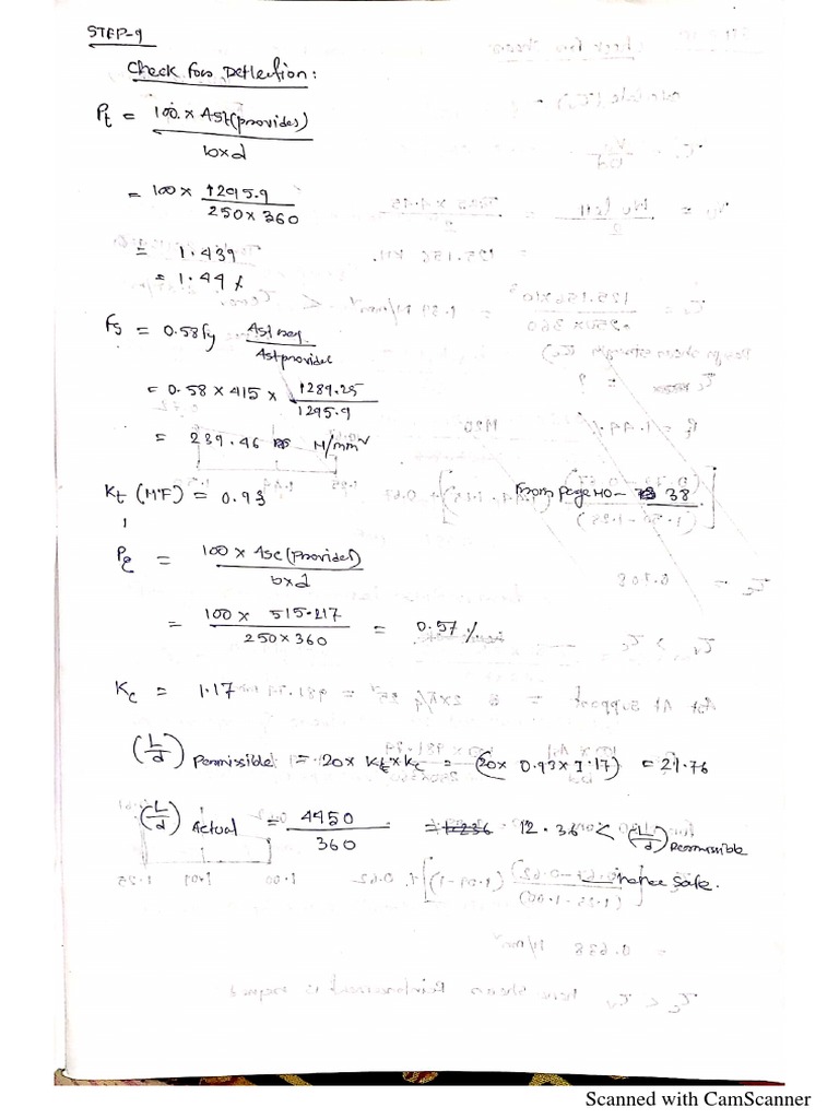 Deflection Check | PDF