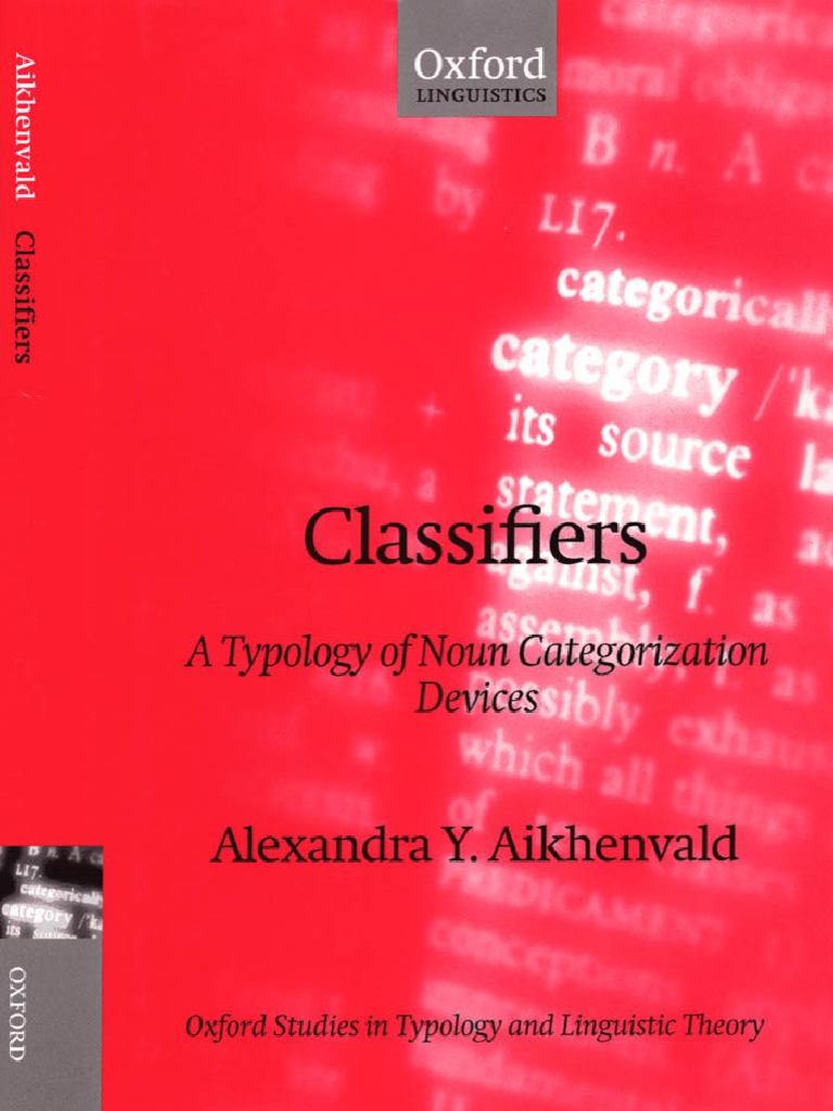 Classifiers A Typology of Noun Categorization Devi PDF | PDF ...