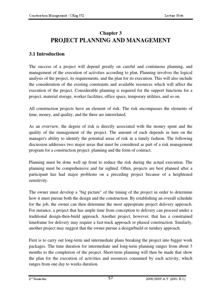 Construction Managment Lecture NoteChp3 | Download Free PDF | Debits ...
