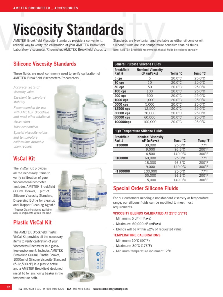 Viskositäts Standards 2018 | PDF | Viscosity | Liquids