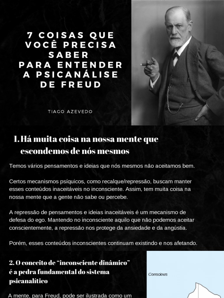 7 Dicas para Entender A Psicanálise de Freud v3 PDF | PDF | Mente inconsciente | Sigmund Freud