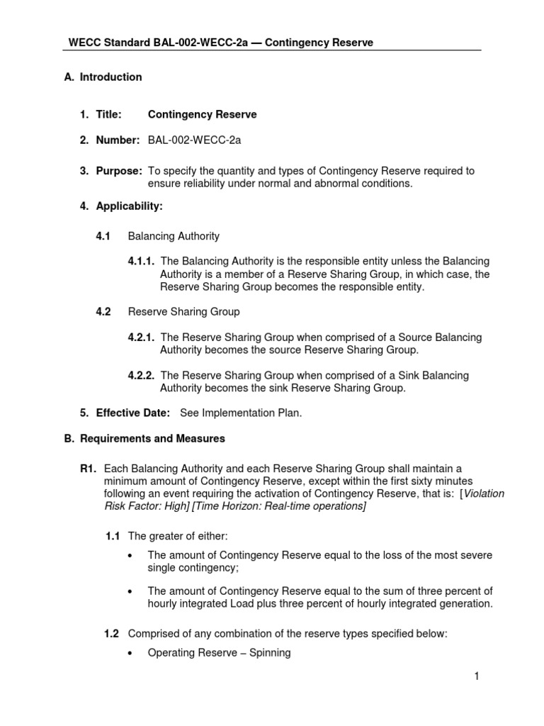 Contingency Reserve | PDF | Regulatory Compliance | Audit