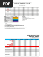 M.Sc. Nursing 1st Year Rotation Plan | PDF | Clinical Medicine ...