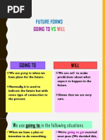 Will vs Going To Worksheet | PDF