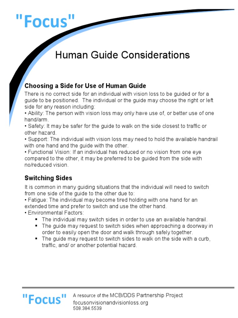 Human Guide Considerations | PDF | Wheelchair | Van