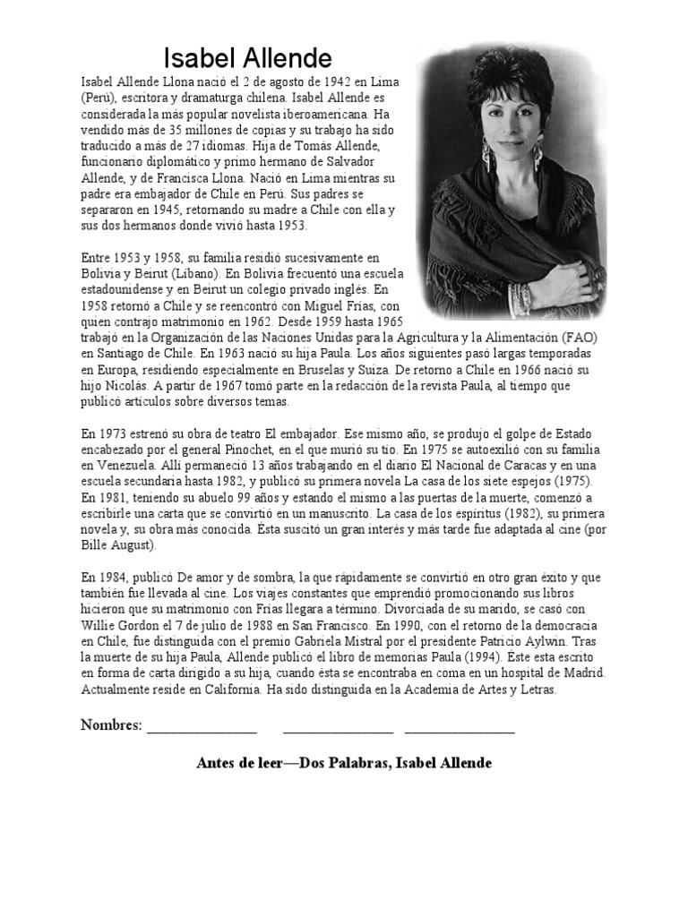 Análisis del cuento "Dos Palabras" | PDF