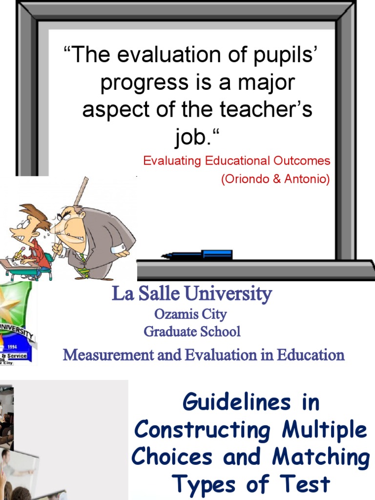 Multiple Choice & Matching Type | PDF | Hypothesis | Cognitive Science
