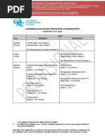 CSEC Timetable-May-June 2022 | PDF | Test (Assessment) | Engineering