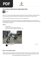 Electric Scooter Plans | PDF | Pipe (Fluid Conveyance) | Electric Motor