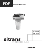 Ultra Sonic Sensor Security Sensor | PDF | Security Alarm | Ultrasound