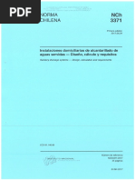 NCH 2702-2002 Cámaras de Inspección Domiciliarias | PDF | Hormigón | Alcantarillado
