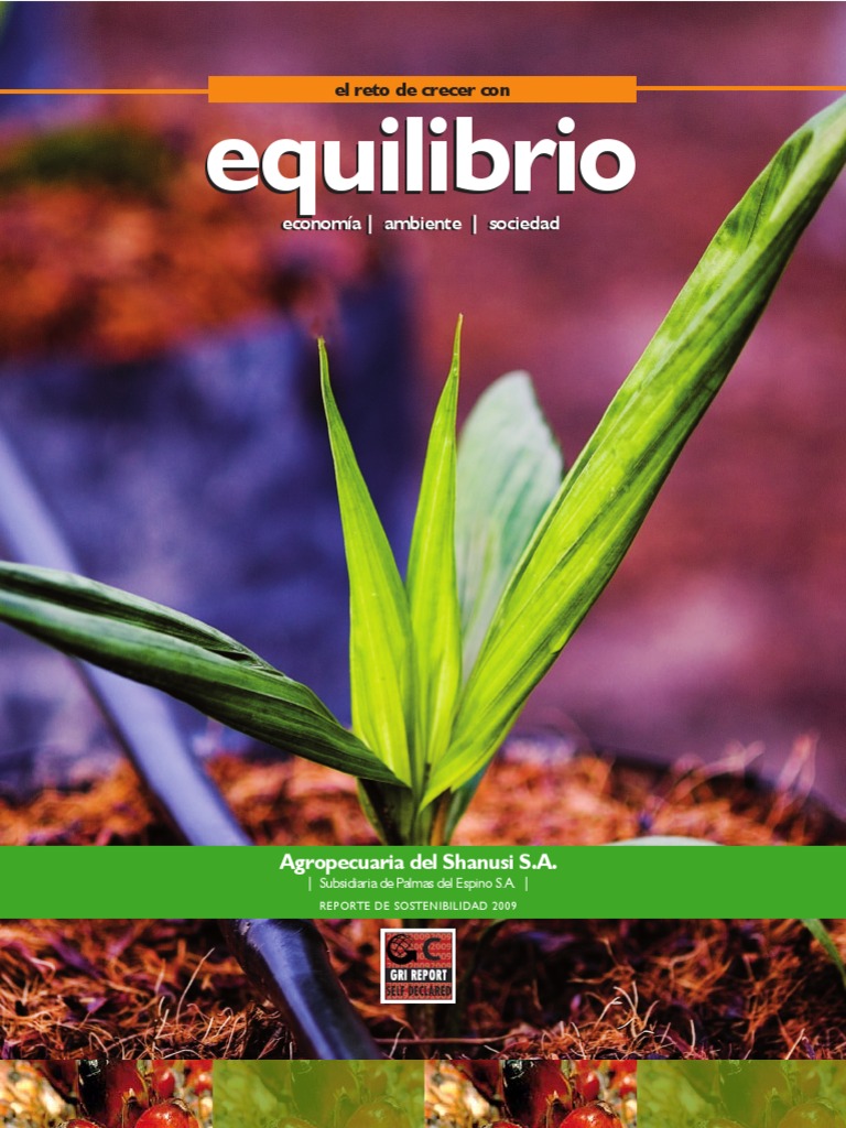 Reporte GRI - Shanusi 2009 | PDF | Sustentabilidad | Agricultura