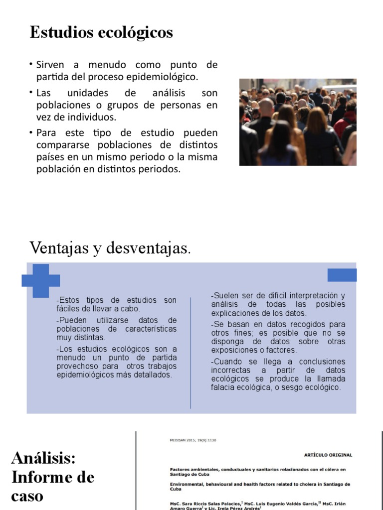 Estudios Ecologicos | PDF | Salud y bienestar