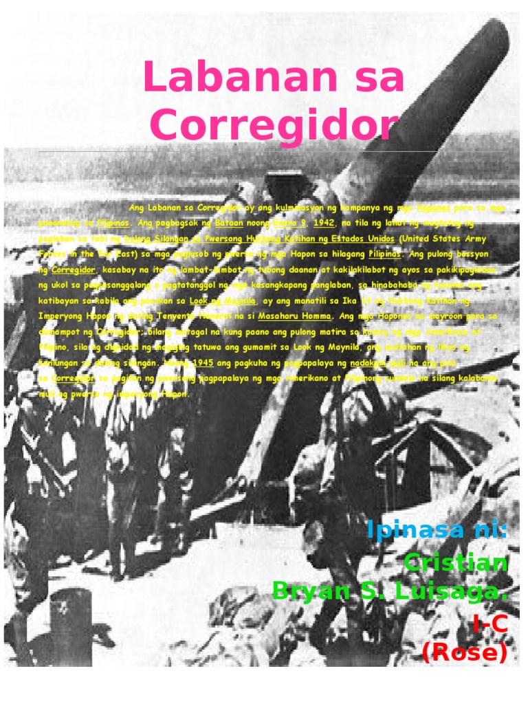 Labanan Sa Corregidor | PDF