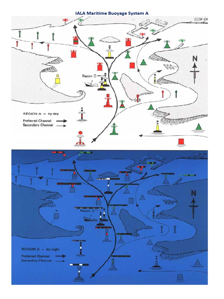 IALA Buoyage Systems A and B PDF | PDF
