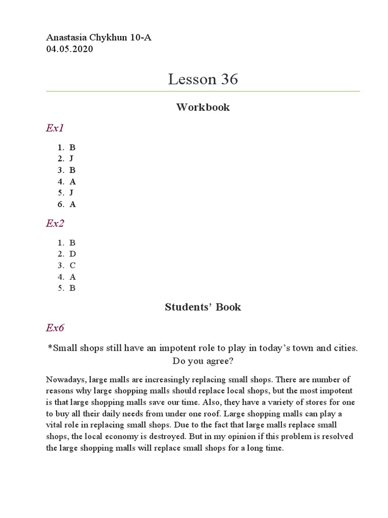 Lesson 36 | PDF