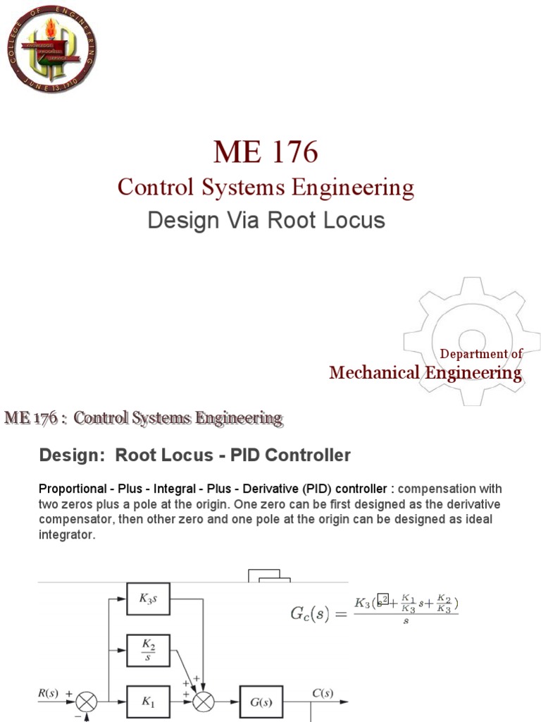 Design by Root Locus PDF | PDF | Control Theory | Cybernetics