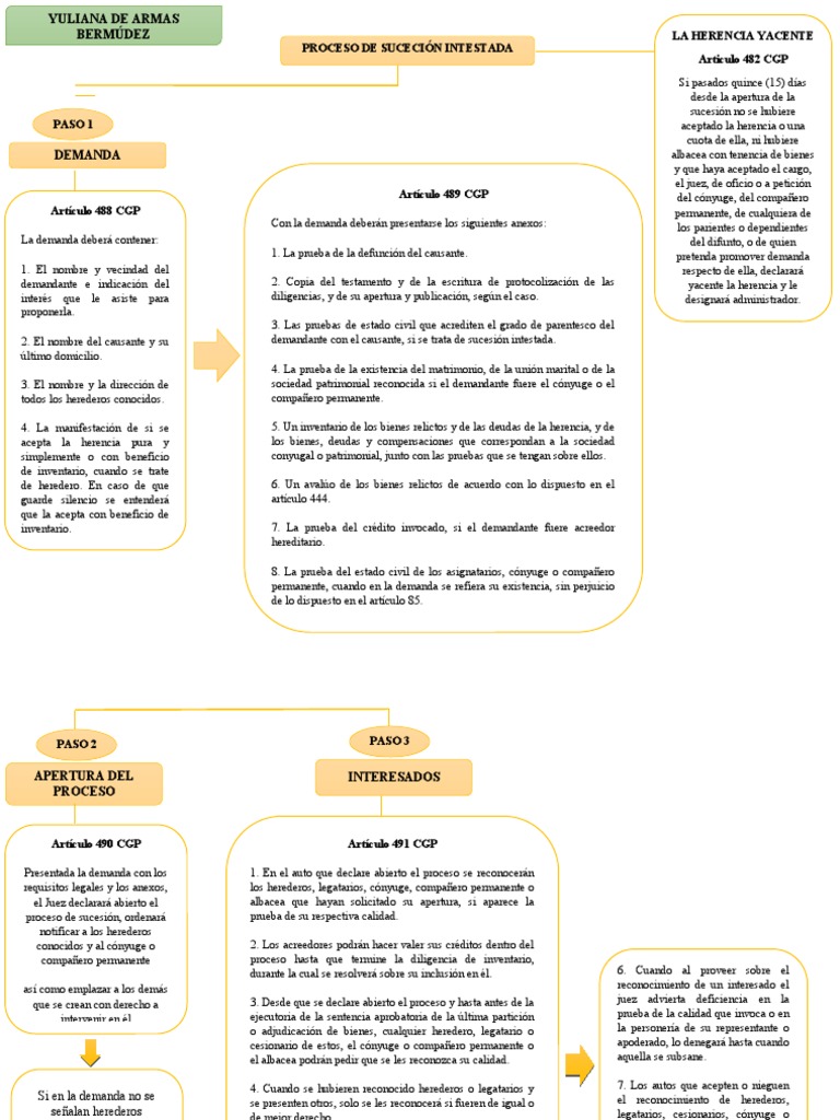Mapa Conceptual Sucesiones | PDF | Propiedad de la comunidad | Derecho y economía