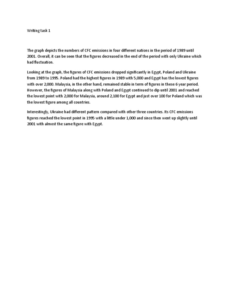 Writing Task 1 Ielts Upper Intermediate | PDF