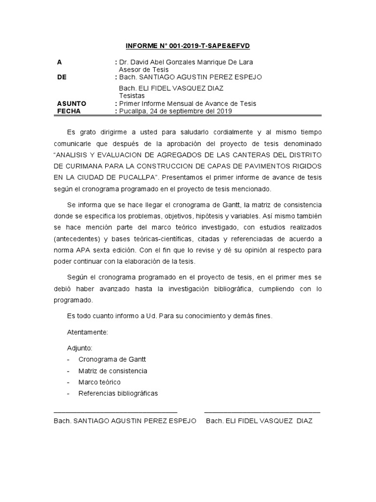 Primer Informe Borrador | PDF | Minería de superficie | Hormigón