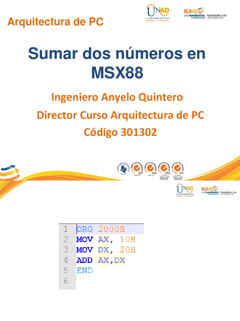 Sumar en MSX88: Ciclos de Instrucción | PDF | Almacenamiento de datos de la computadora | Diseño ...