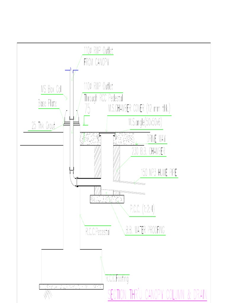 HPCL Rainwater Drainage Design Document | PDF