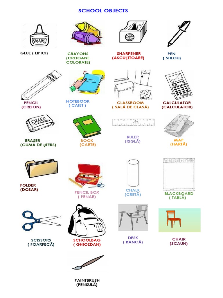 School Objects | PDF