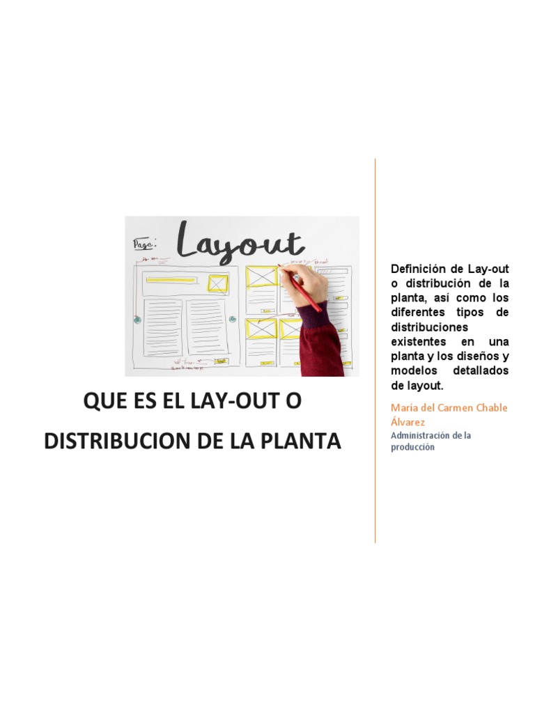 Qué Es El Layout o Distribución de La Planta | PDF | Plantas | Información