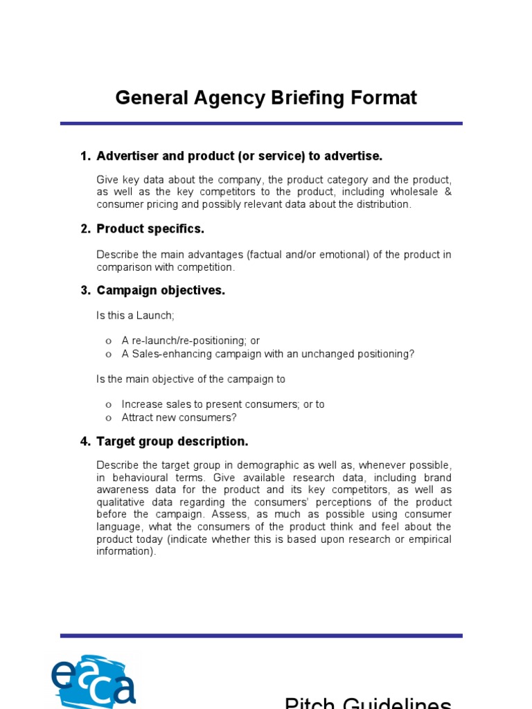 Agency Brief Example _ How to Write a Client Brief – OVNI