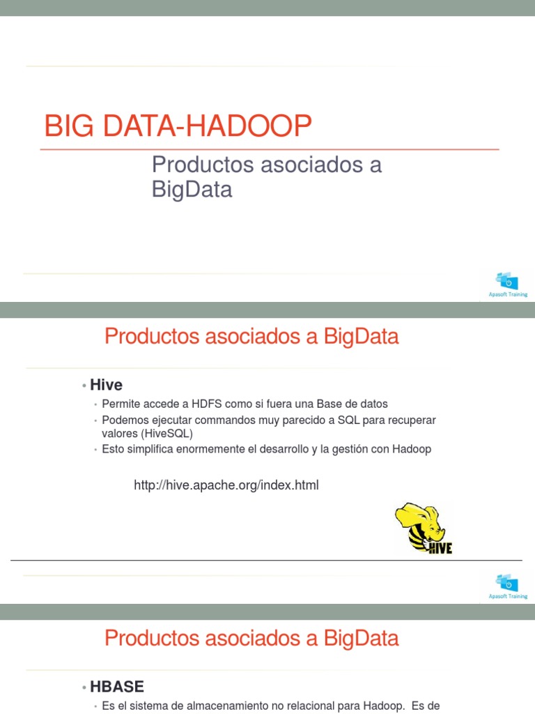 6.1 Tecnologías | PDF | Apache Hadoop | Bases de datos
