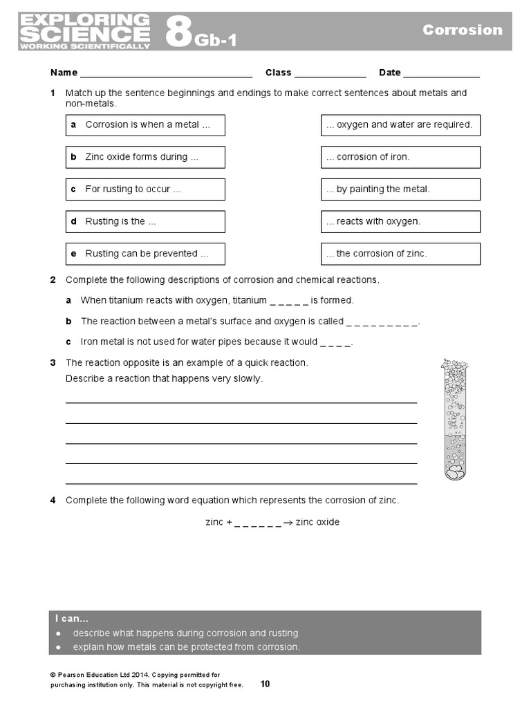 Corrosion: Non-Metals. ... Oxygen and Water Are Required | PDF | Rust ...