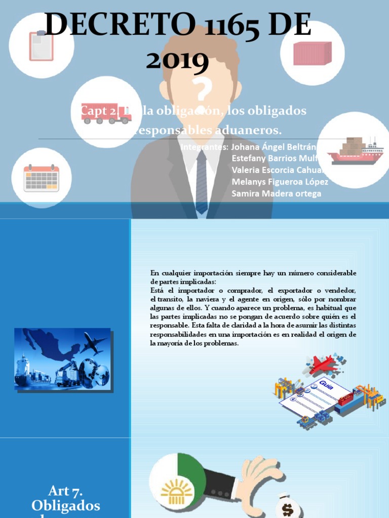 Decreto 1165 de 2019 | PDF | aduana | Política