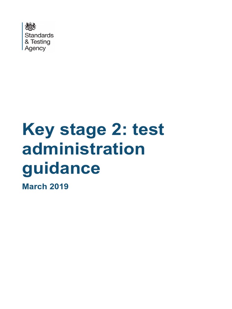 Key Stage 2: Test Administration Guidance: March 2019 | PDF | Recycling ... Key Stage 2: Test Administration Guidance: March 2019 | PDF | Recycling ...