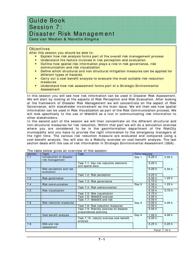 Risk Management | PDF | Disaster Risk Reduction | Risk