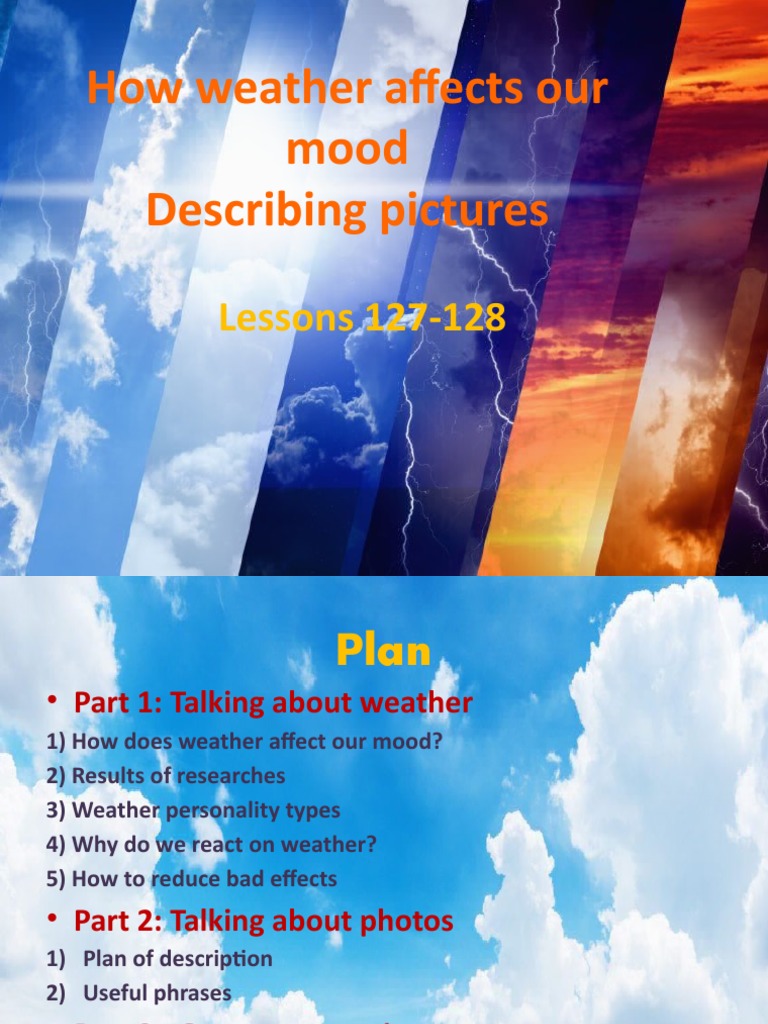 How weather affects our mood and personality | PDF | Weather | Mood ...