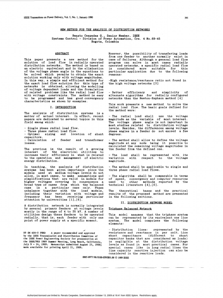 Articulo Flujo Radial 2 | PDF | Electric Power Distribution | Physics