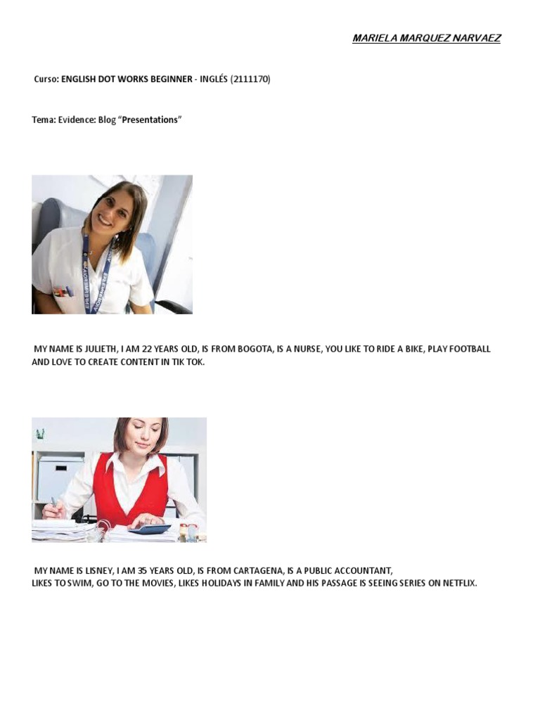 Friends Blogs Presentation | PDF