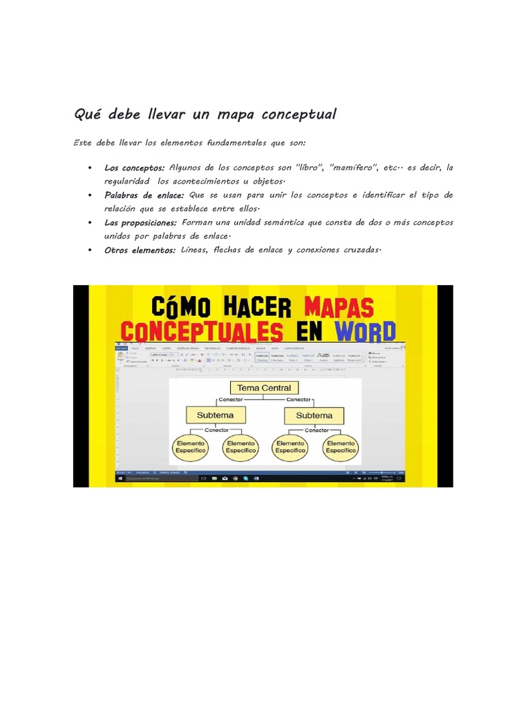 Como Hacer Mapa Conceptual 10 | PDF