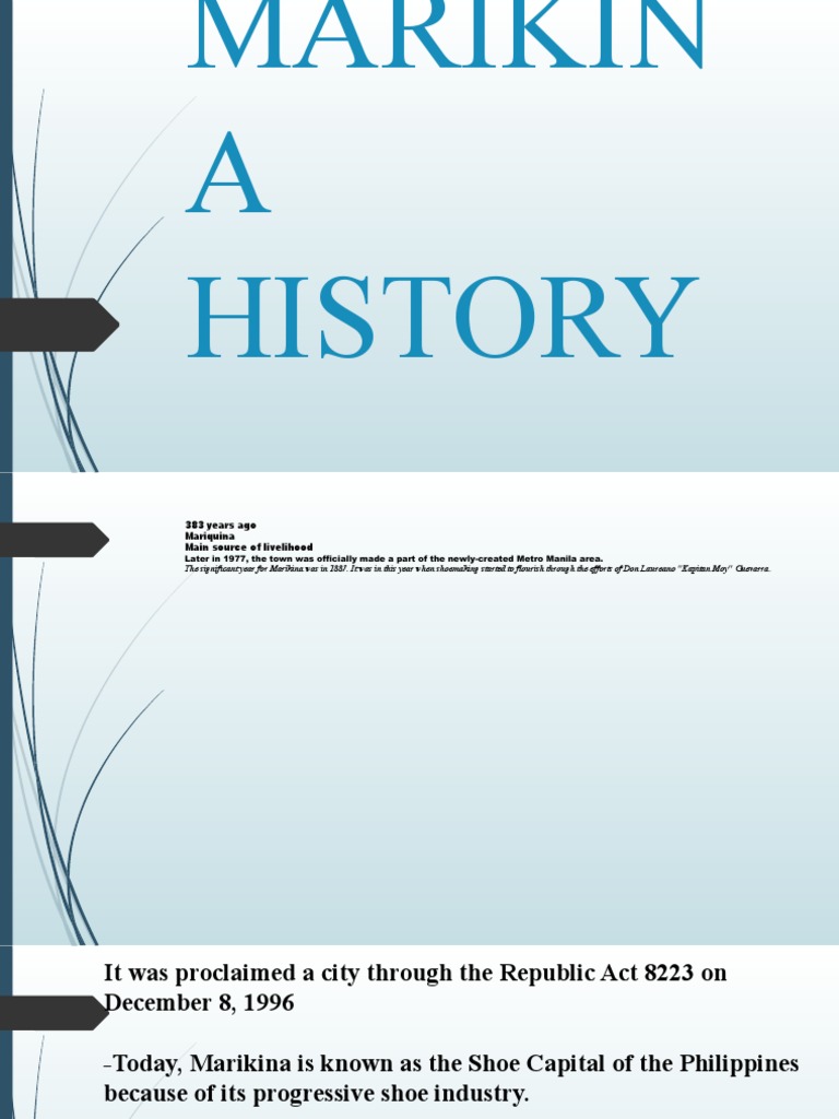 Marikina City: History and Culture | PDF | Philippines