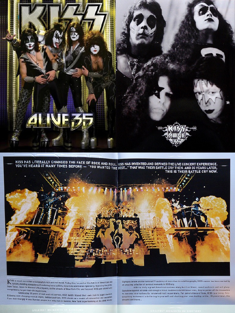 Kiss Alive 35 Tour Book Version 1 | PDF