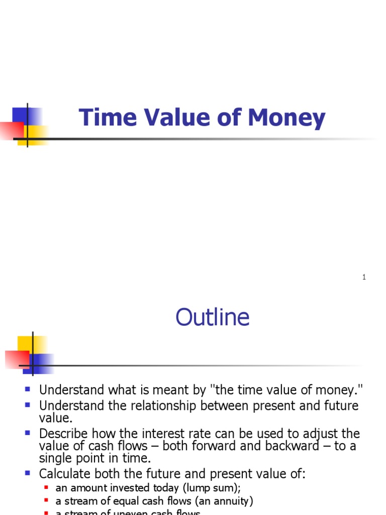 TVM1 | PDF | Present Value | Time Value Of Money