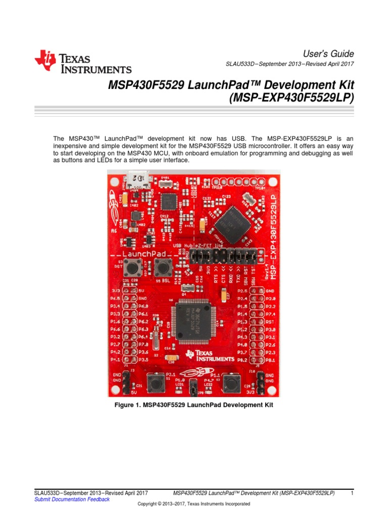 LaunchPad UserGuide Rev (D) | PDF | Usb | Device Driver