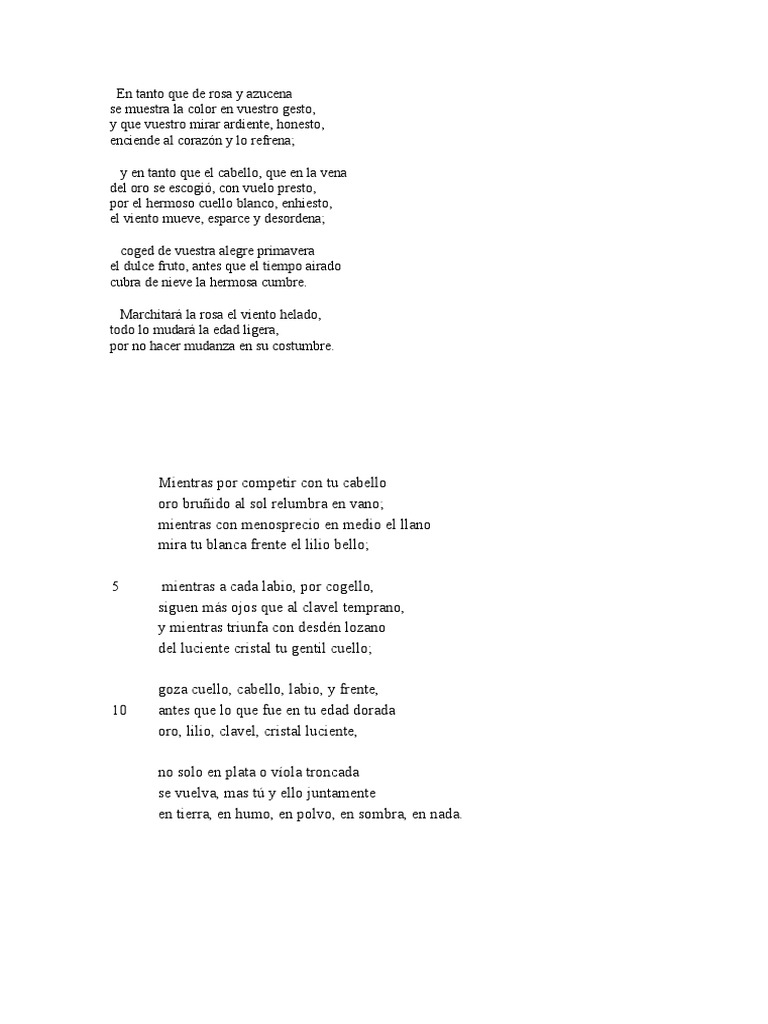 En Tanto Que de Rosa y Azucena | PDF