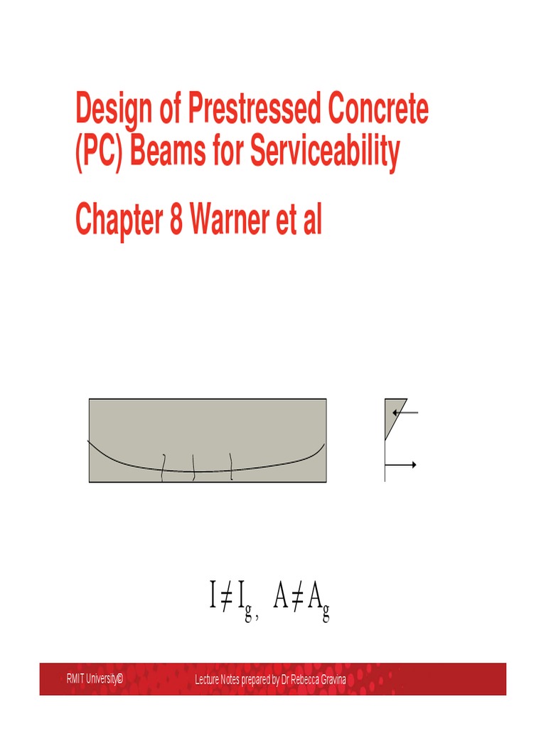 Design of Prestressed Concrete (PC) Beams For Serviceability Chapter 8 ...